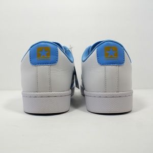 Converse | Shoes | Converse One Star Pro Leather White Bright Blue ...